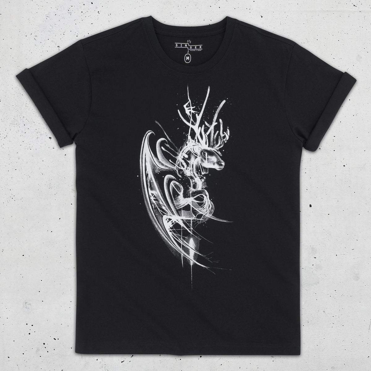 Inky Evolution - Evolving Deer (black) – Ginger Store